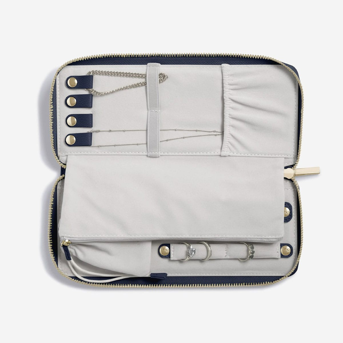 Jewellery Wallet - Navy - cravehome