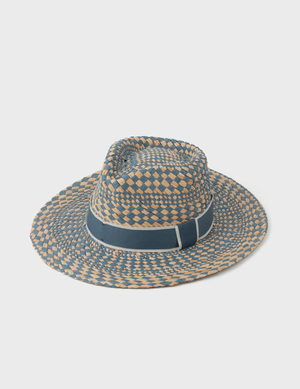 STRAW HAT - DIAMOND CHECK - cravehome